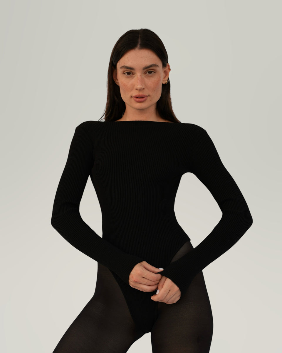 ANA BACKLESS BODYSUIT – OCEAN X SILK